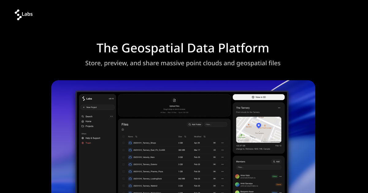 Stiple Labs - The Geospatial Data Platform